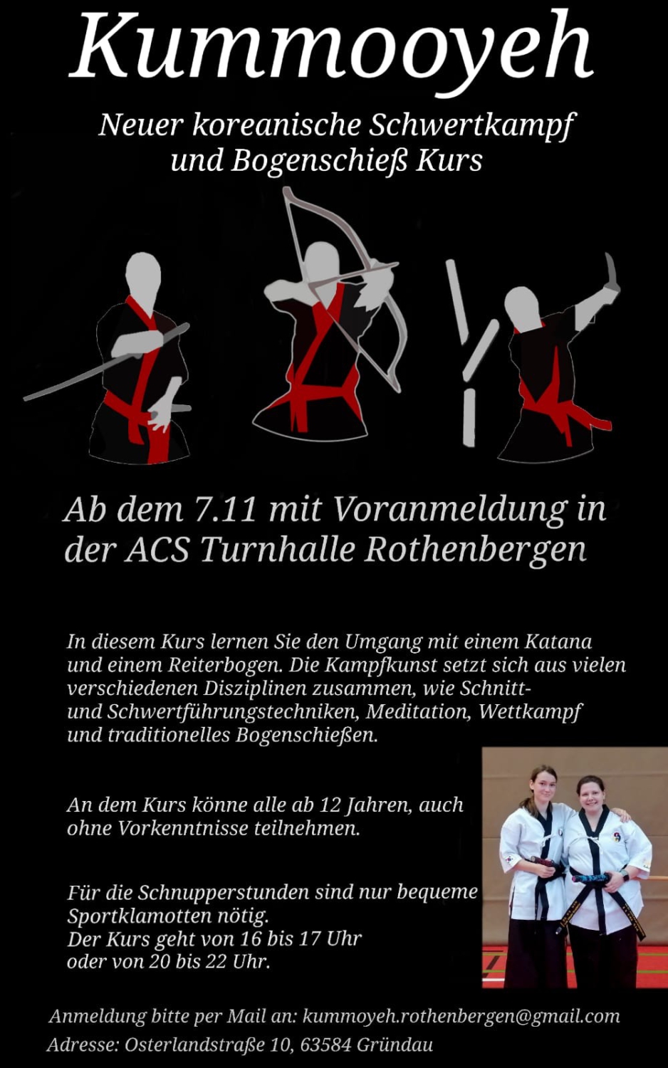 Kummooyeh - Koreanische Kampfkunst - TV Rothenbergen